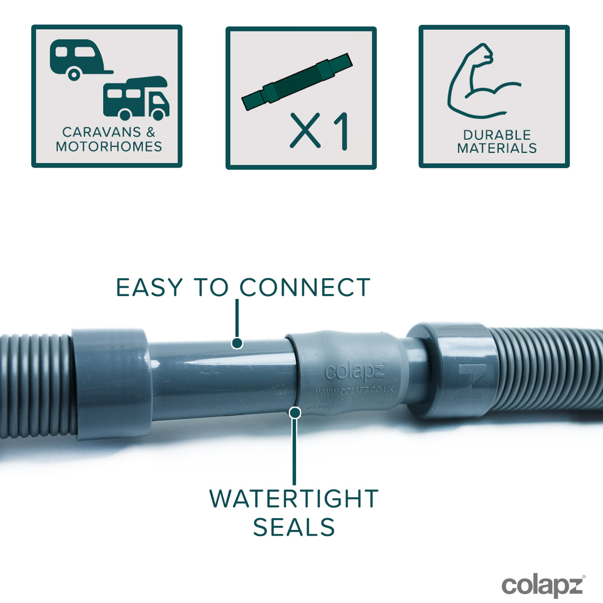 Flexible & Extendable Waste Pipes – Colapz